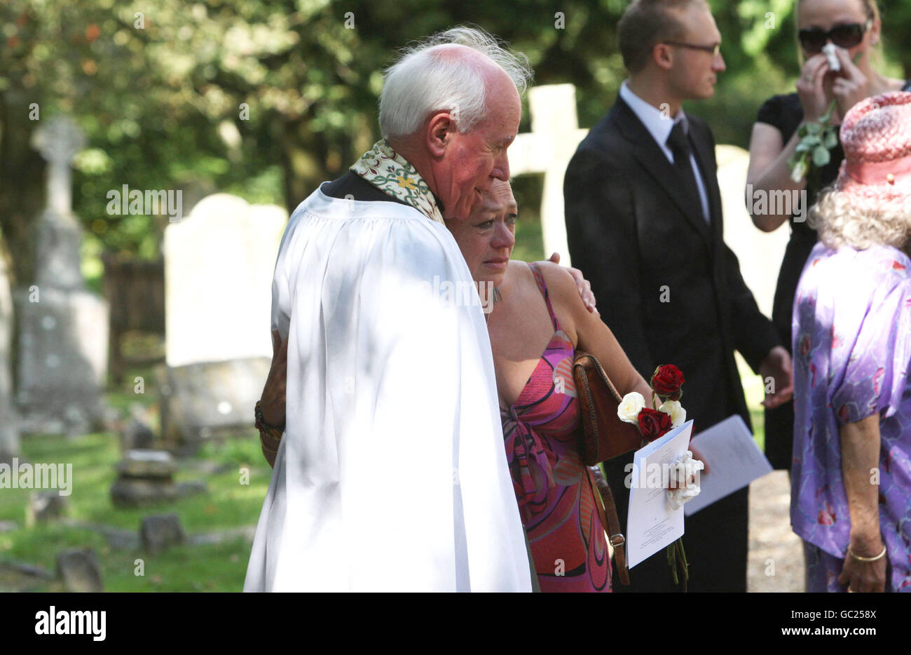 Funeral held for Swine flu student Stock Photo - Alamy