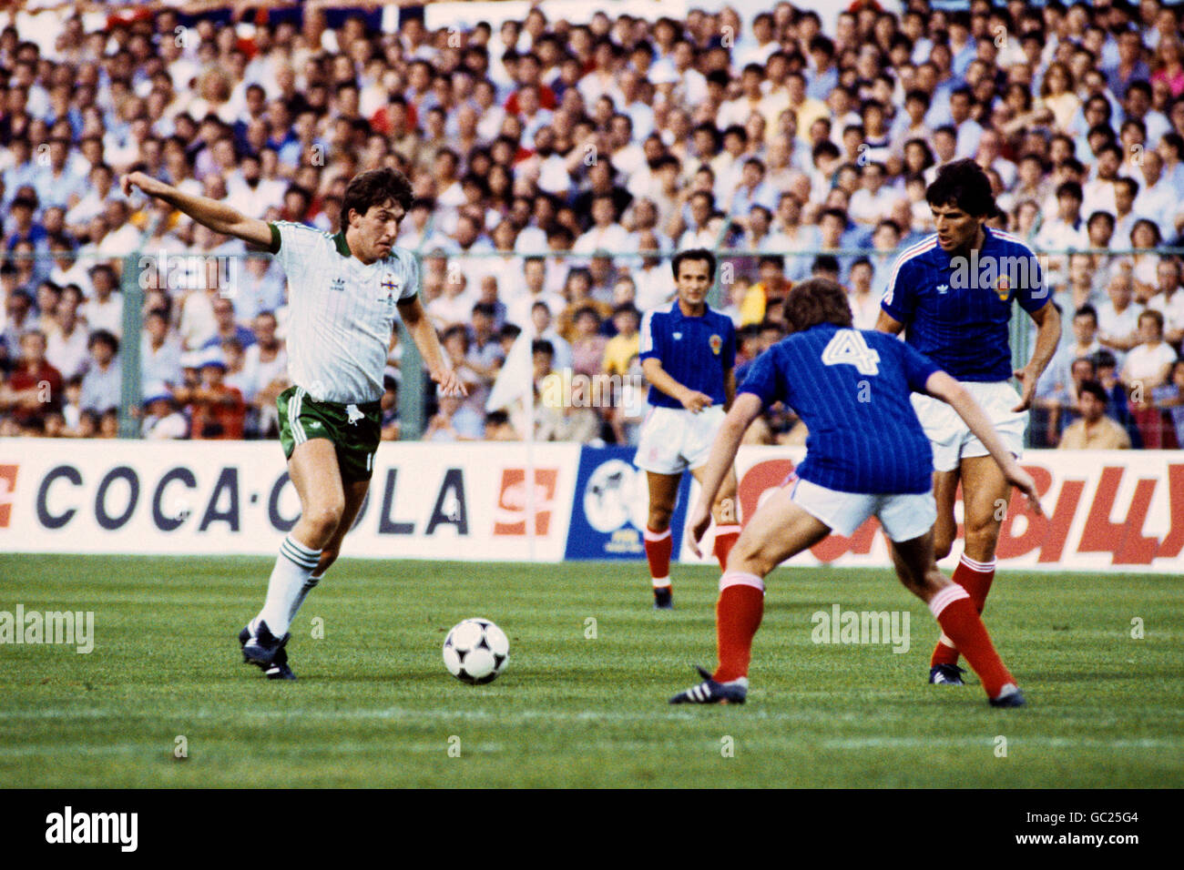 Soccer world cup spain 1982 group northern ireland yugoslavia hi-res ...