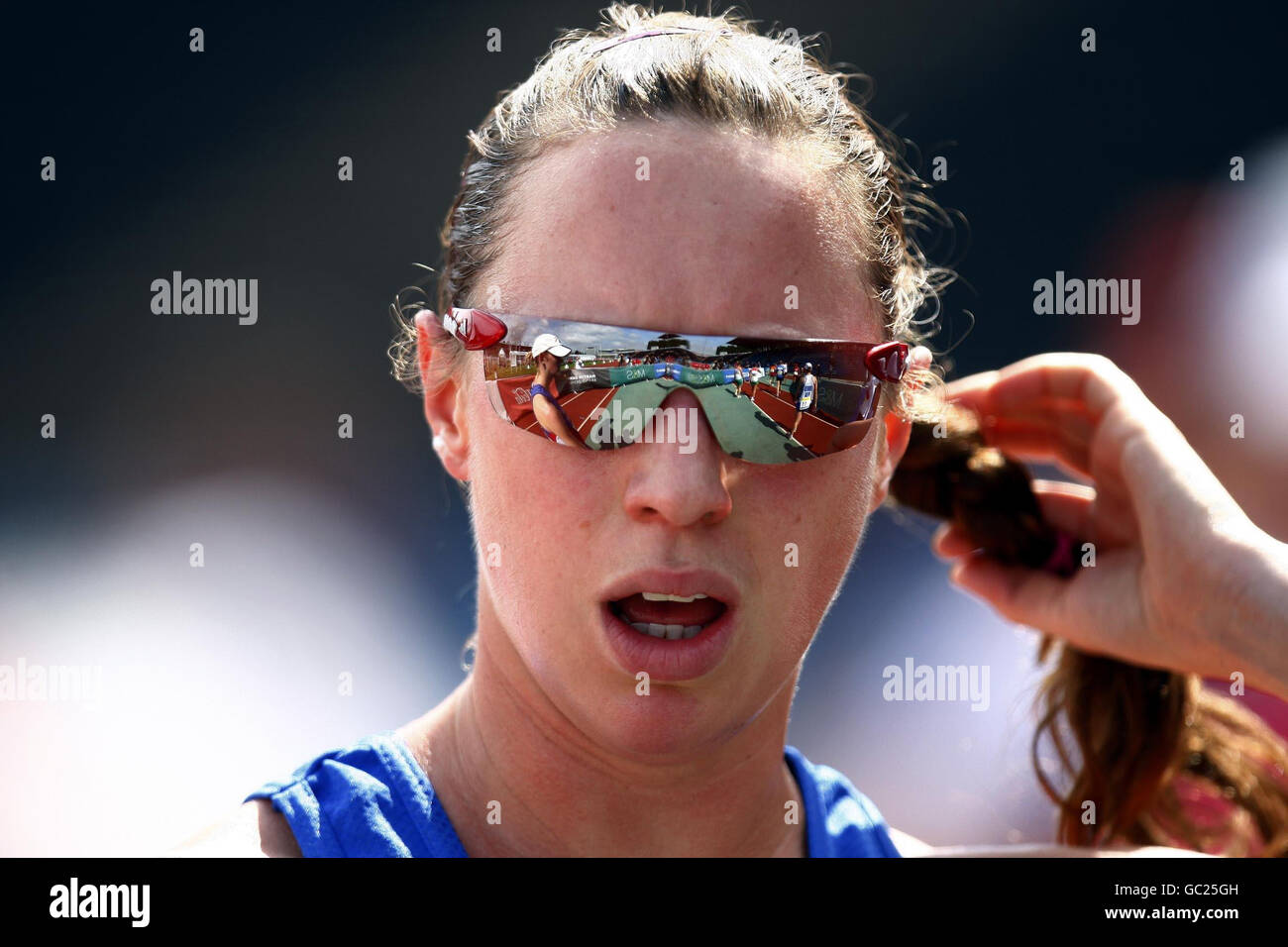 Great Britain's Heather Fell competes in the cross country during the ...