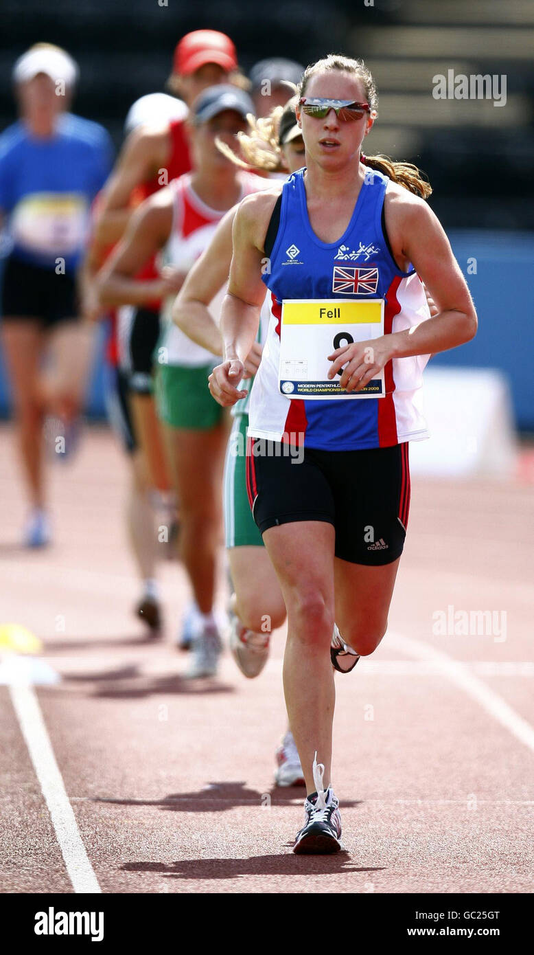 Great Britain's Heather Fell competes in the cross country during the ...