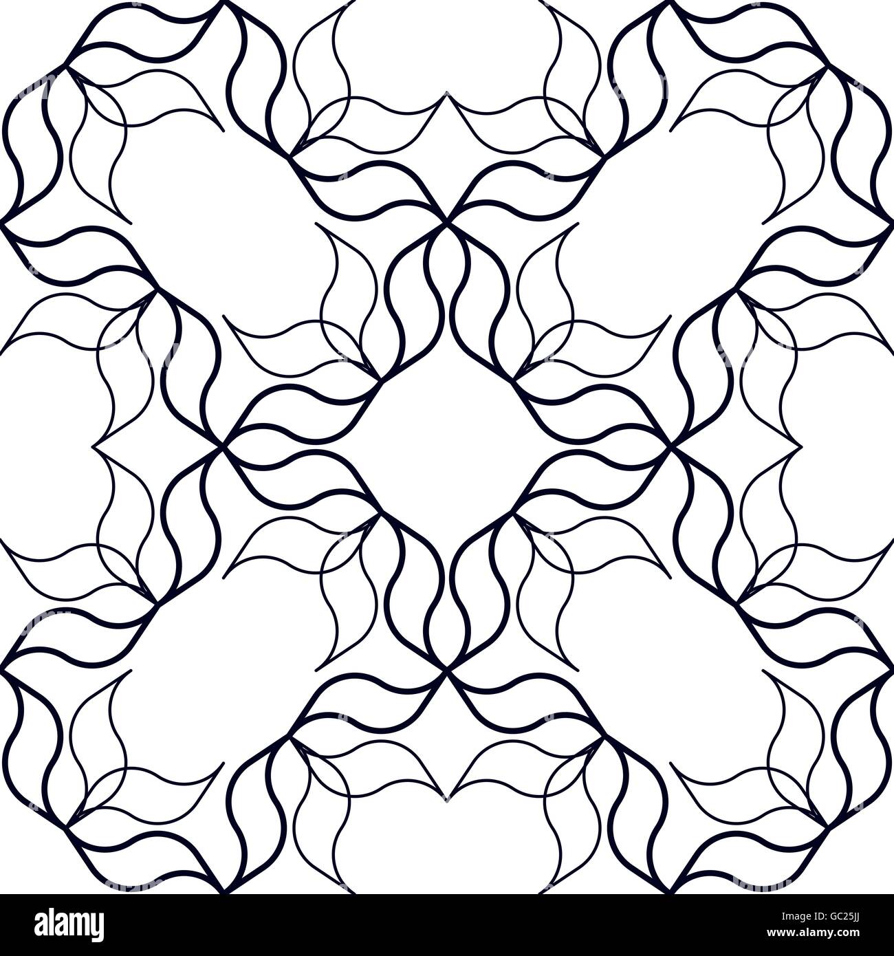 Interlaced Linear Pattern Stock Vector Image & Art - Alamy