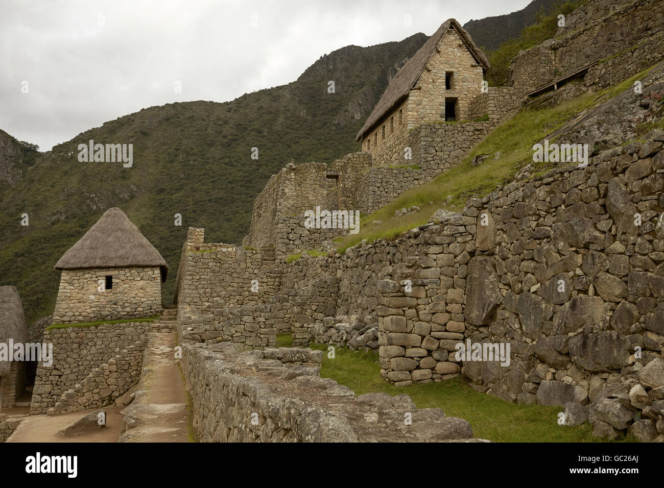 Lost Incan City of Machu Picchu near Cusco in Peru. Peruvian Historical ...