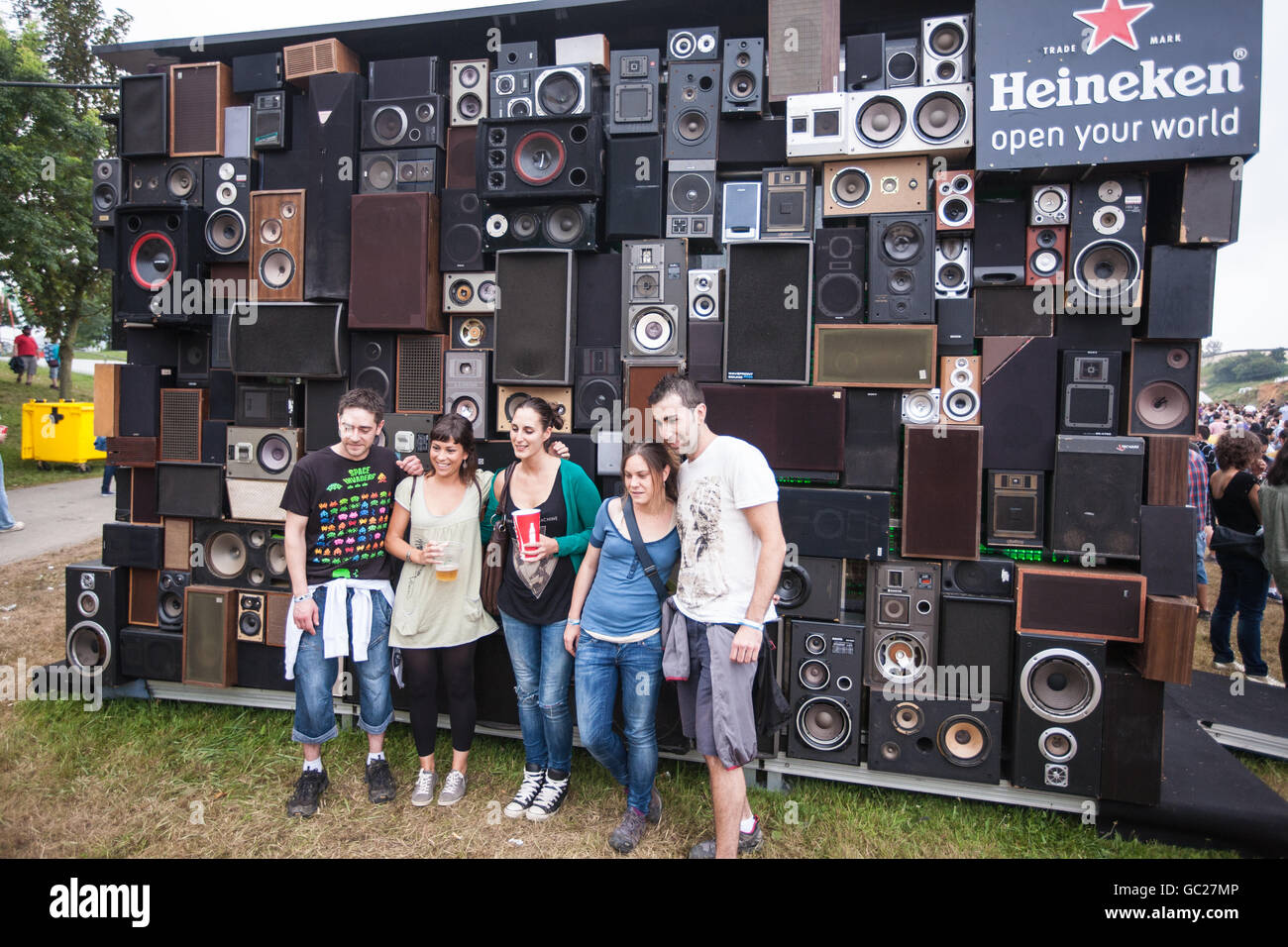 BBK Live 3 day music festival at Bilbao,Basque,Spain Stock Photo - Alamy
