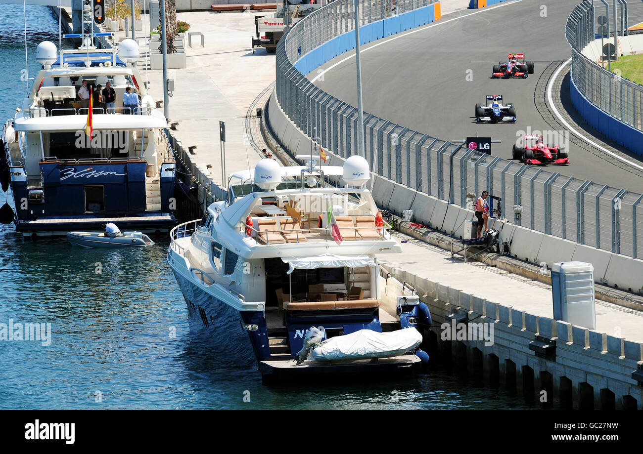 Formula one motor racing european grand prix practice session valencia ...