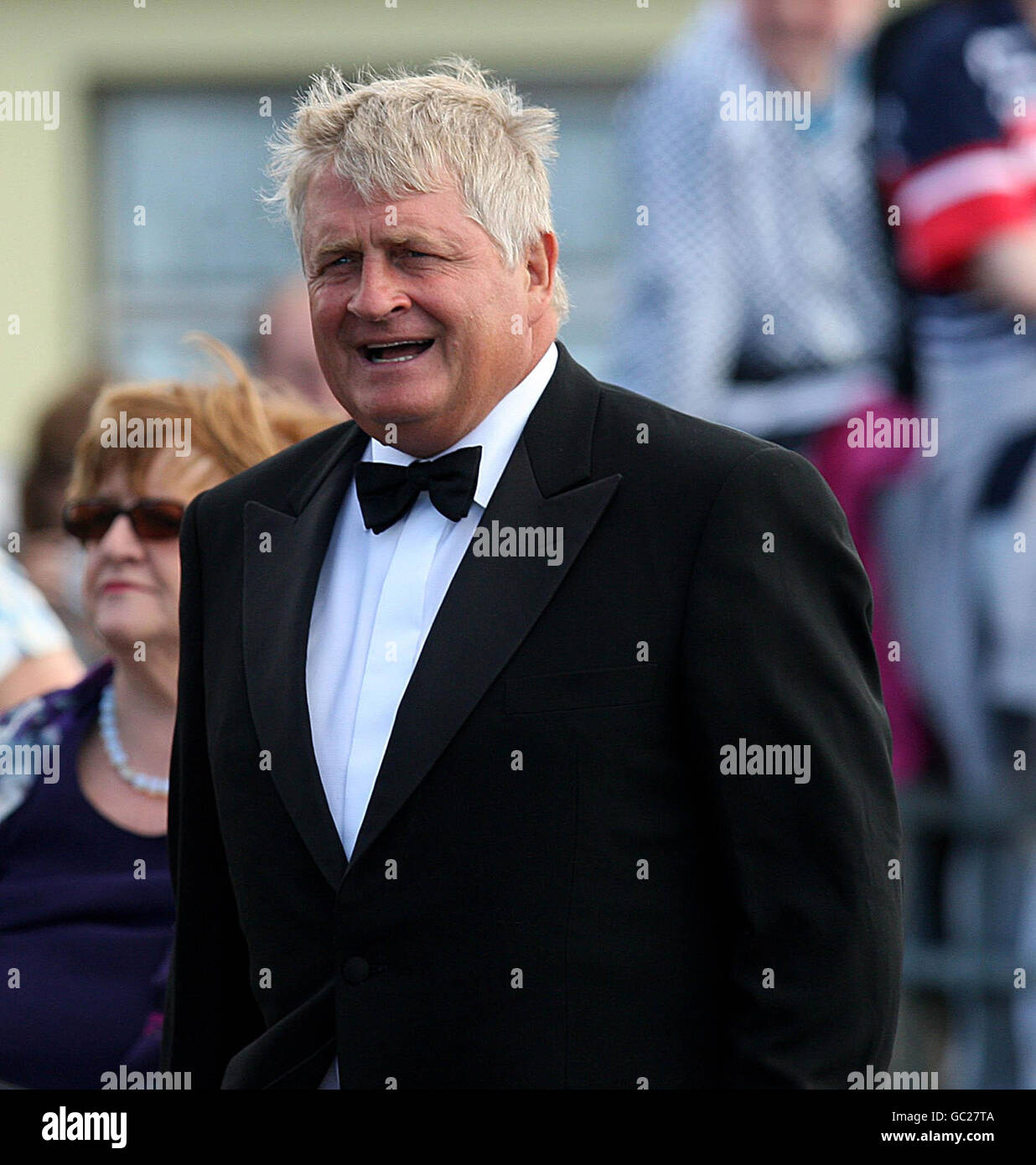 Irish entrepreneur Denis O'Brien attends the wedding of Andrea Corr and ...