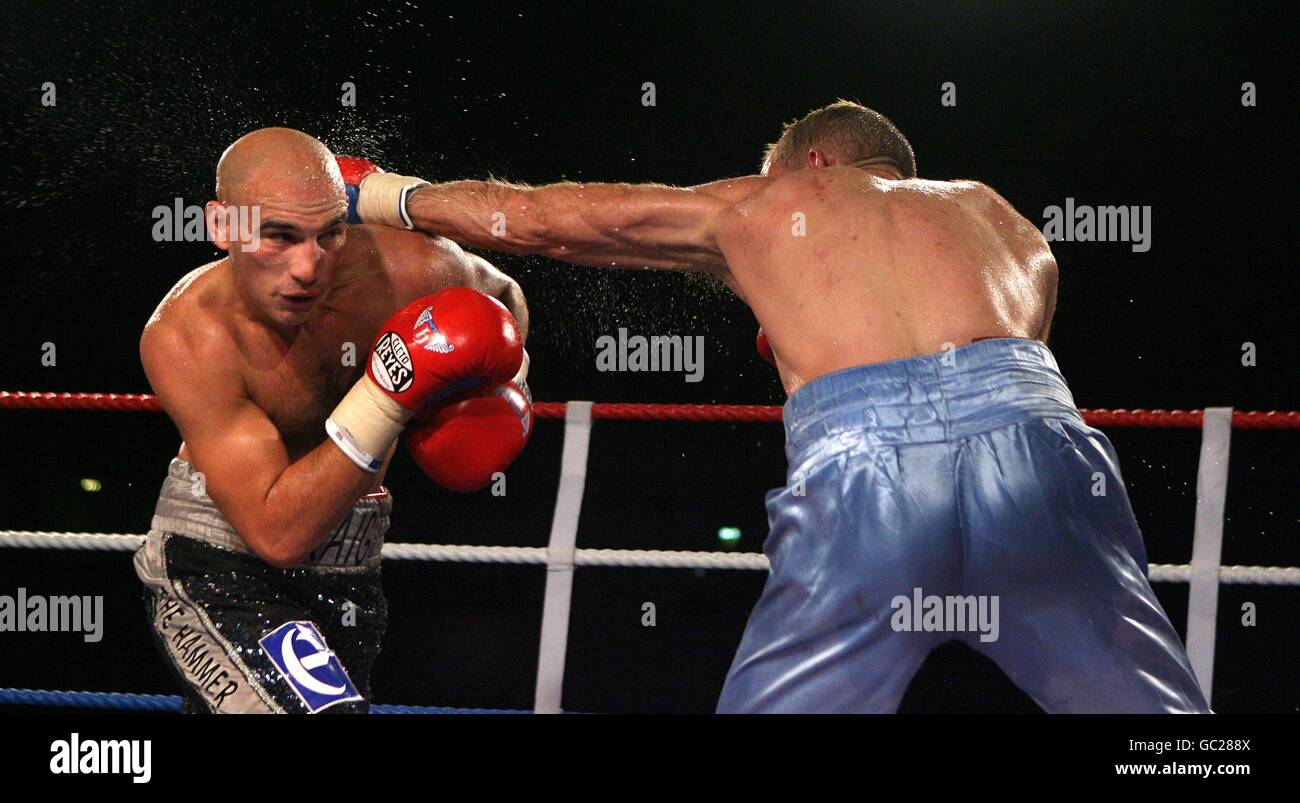 Craig Watson (left) and Matt Scriven during the Ricky Hatton Promotions ...