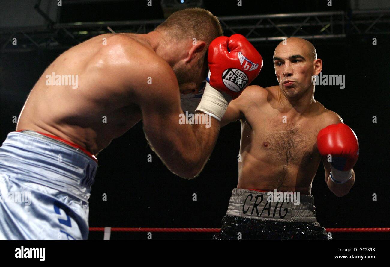Craig Watson (right) and Matt Scriven during the Ricky Hatton ...