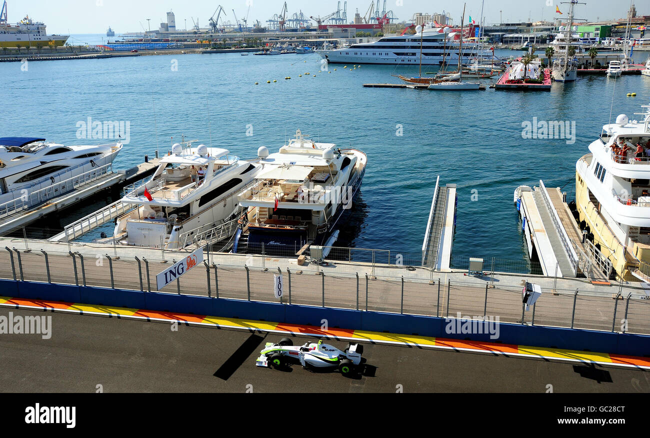 Formula one motor racing european grand prix practice session valencia ...