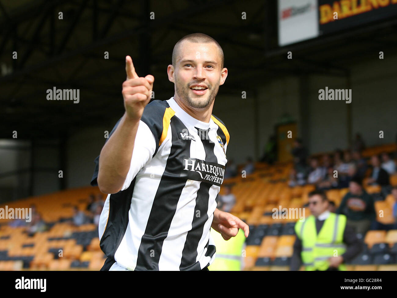 Port Vale's Marc Richards scores his sides first goal during the Coca ...