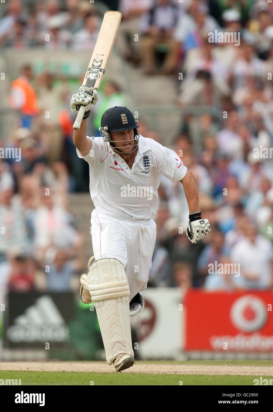 England's Jonathan Trott celebrates reaching his century during the ...