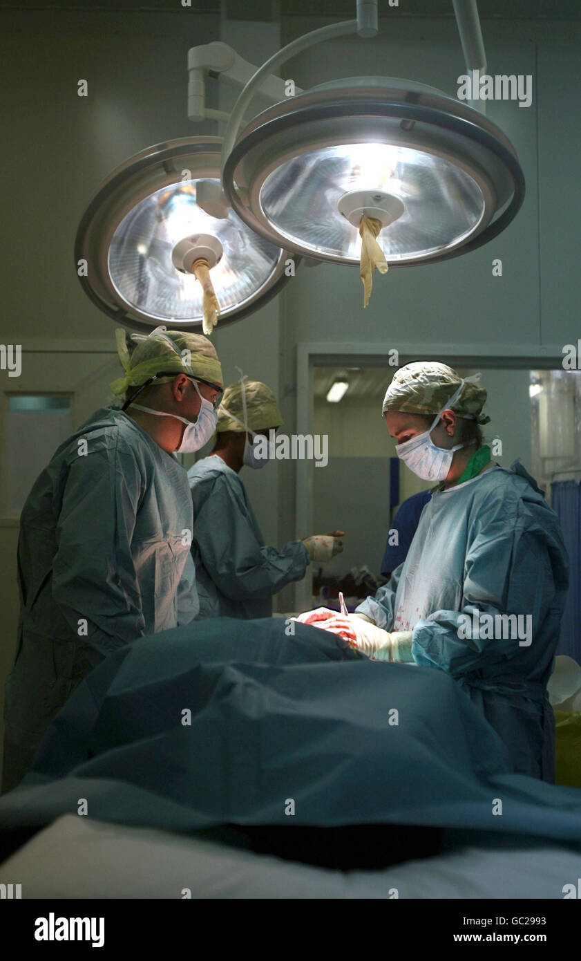 Camp Bastion Field Hospital In Helmand Province High Resolution Stock ...