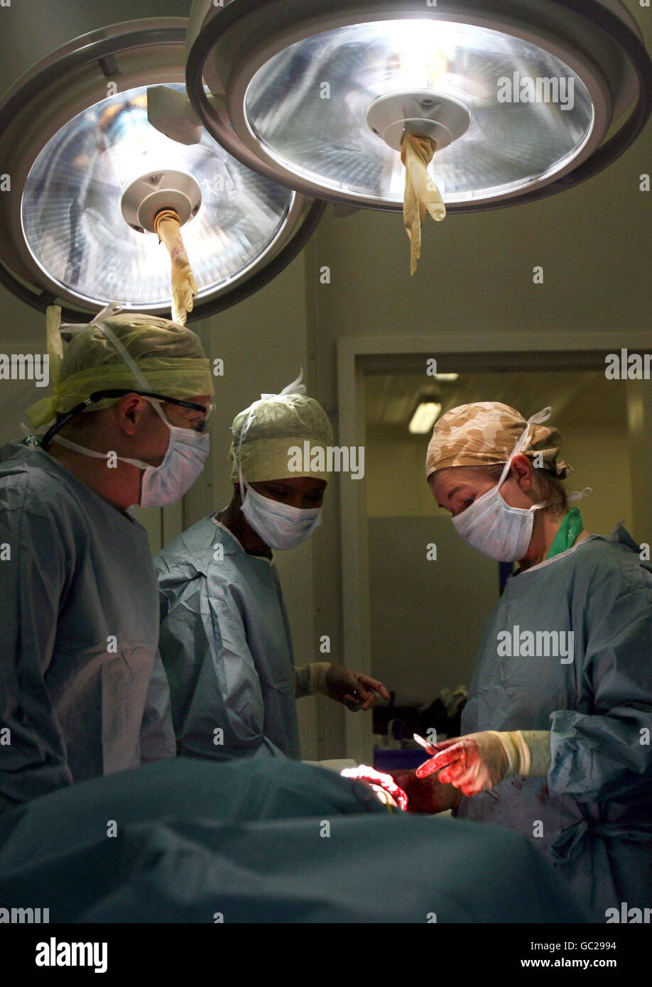 Camp Bastion field hospital Stock Photo - Alamy