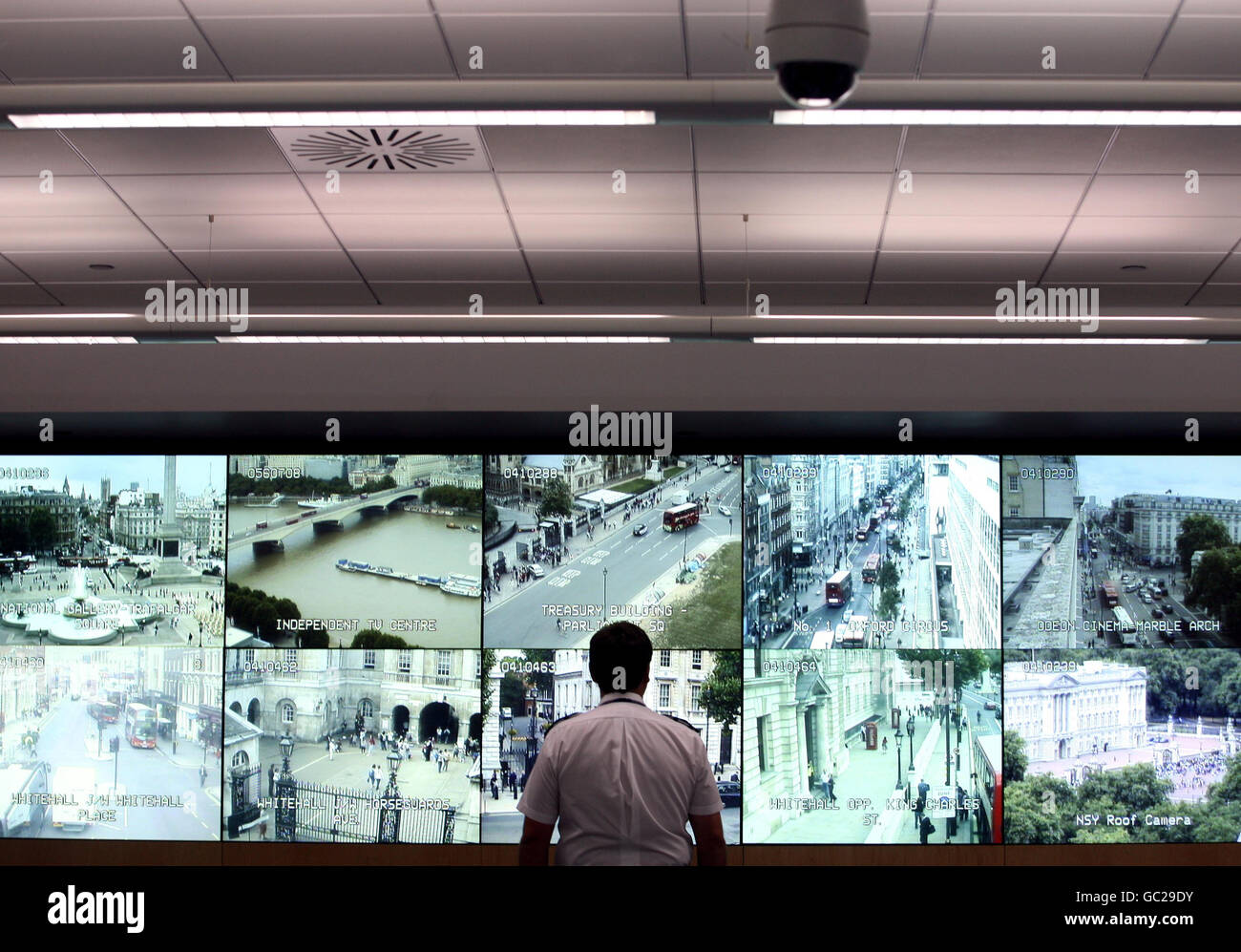 CCTV cameras inside the Metropolitan Police's Specialist Operations ...
