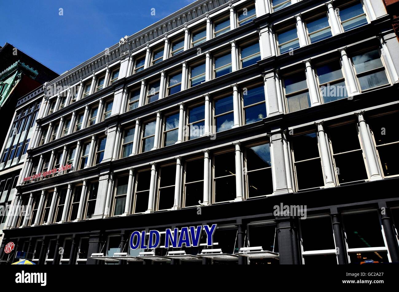 New York City: Old Navy flagship store located in a classic cast-iron ...