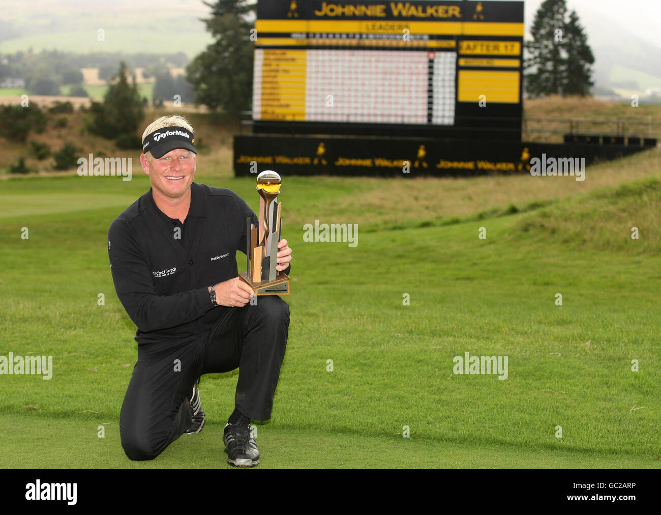 Sweden's Peter Hedblom celebrates winning the Johnnie Walker ...
