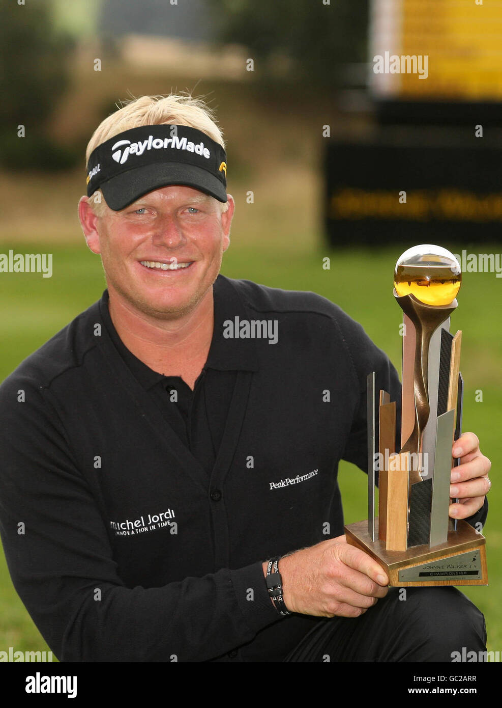 Sweden's Peter Hedblom celebrates winning the Johnnie Walker ...