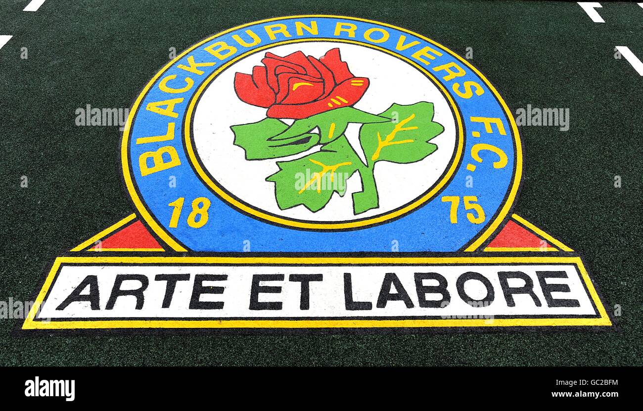 Blackburn rovers badge hi-res stock photography and images - Alamy
