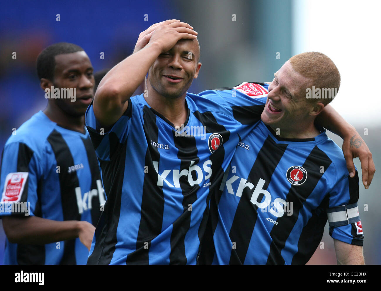 Charlton Athletic's Nicky Bailey celebrates scoring their fourth goal ...