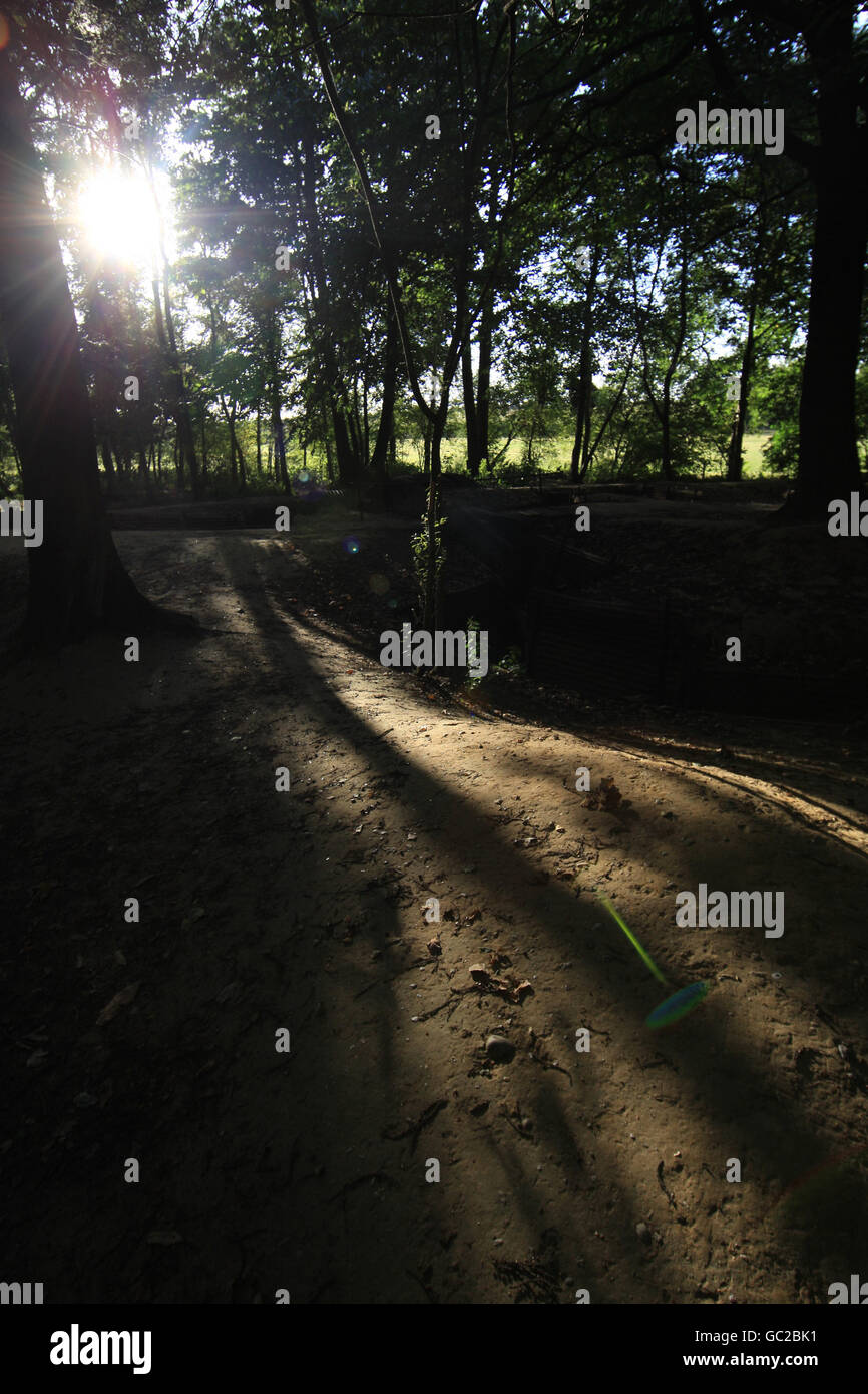 British front line Trenches outside the town of Ypres Stock Photo - Alamy
