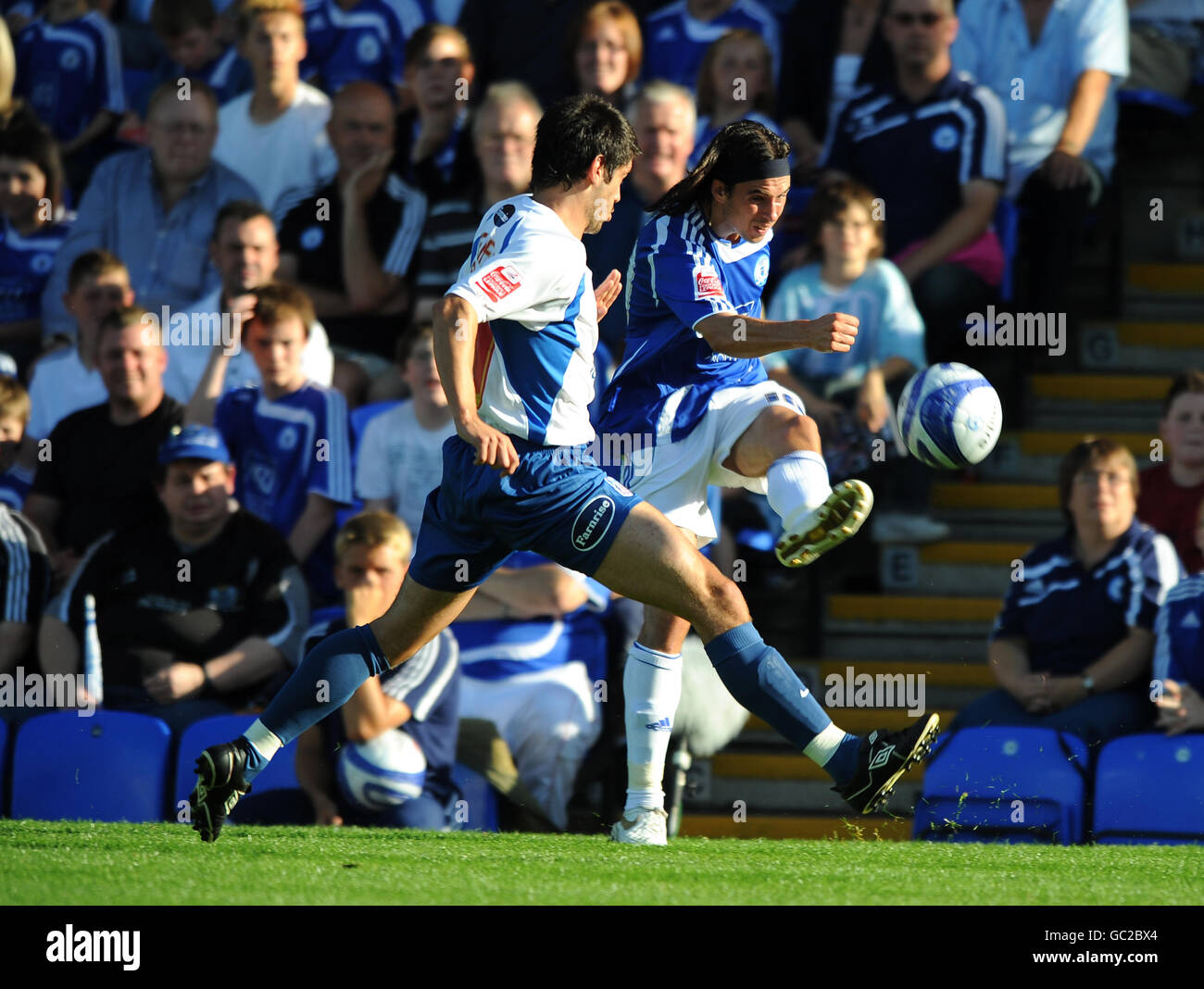 Peterborough United's George Boyd and Crystal Palace's Danny ...