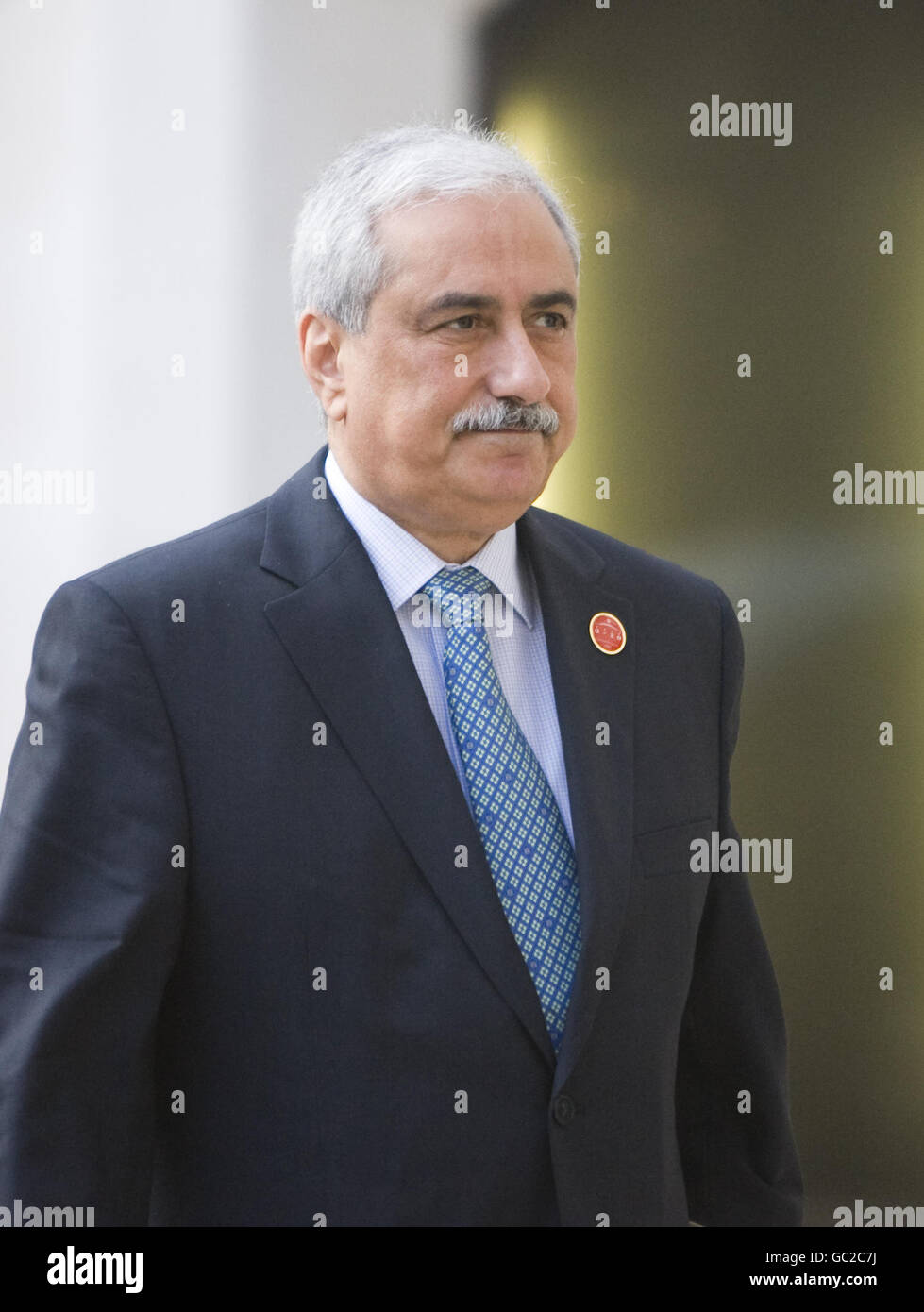 Ibrahim Abdel Aziz Al-Assaf, Saudi Arabia's finance minister, arrives ...