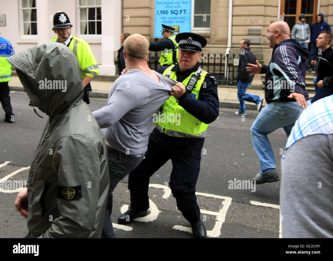 English Defence League demonstration Stock Photo - Alamy
