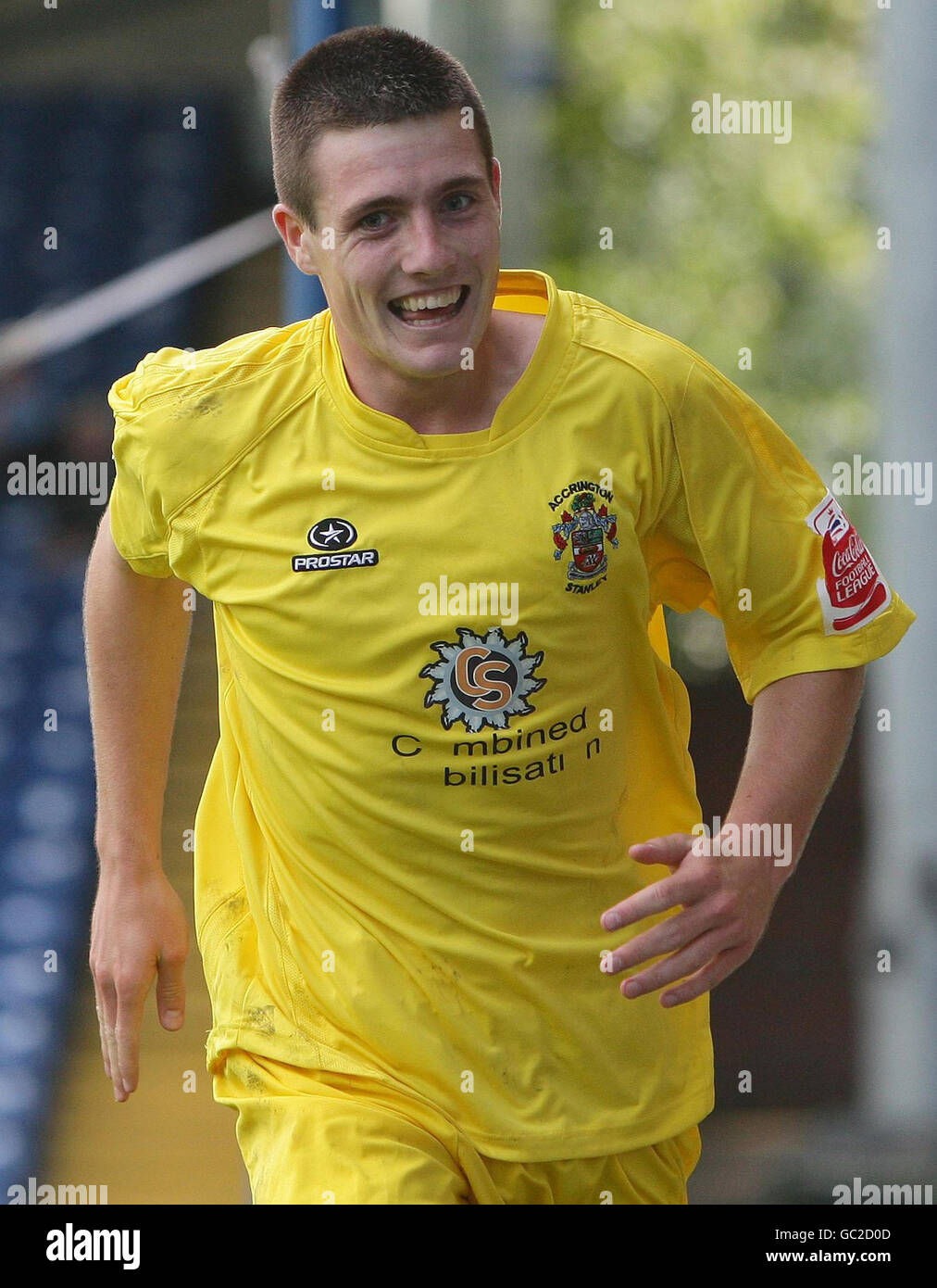 Accrington Stanley's Robert Grant celebrates scoring the first goal of ...