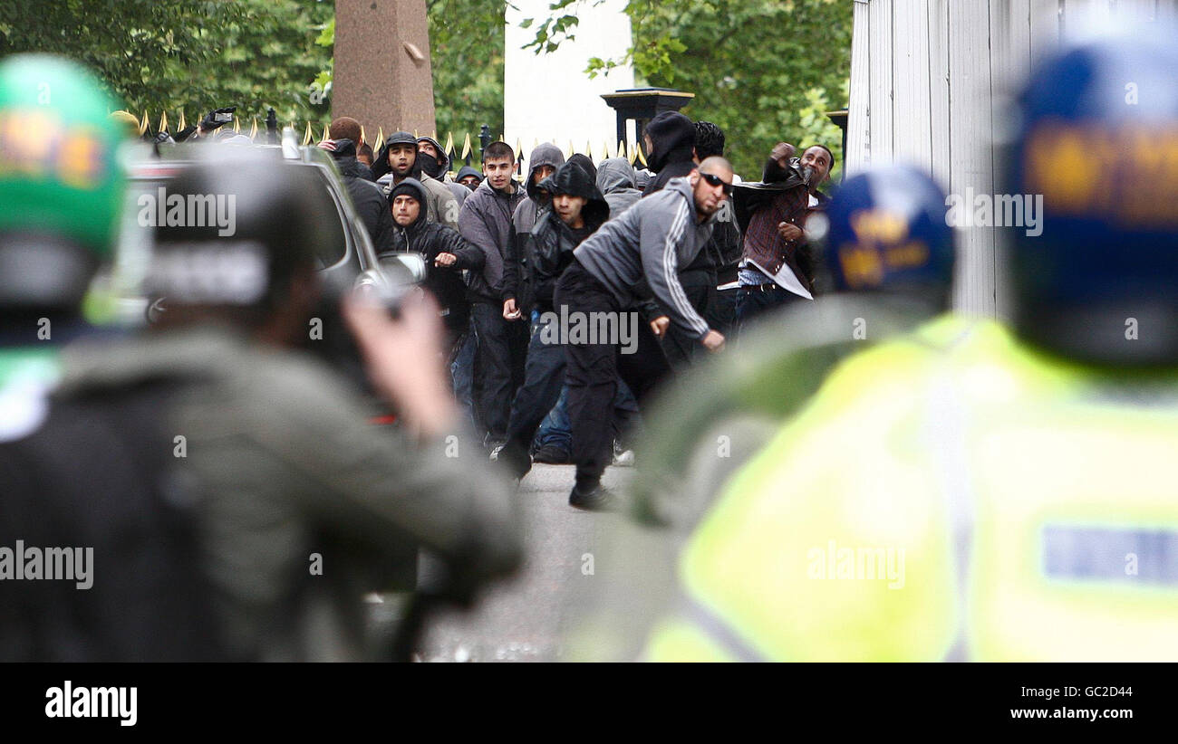 English Defence League demonstration Stock Photo - Alamy