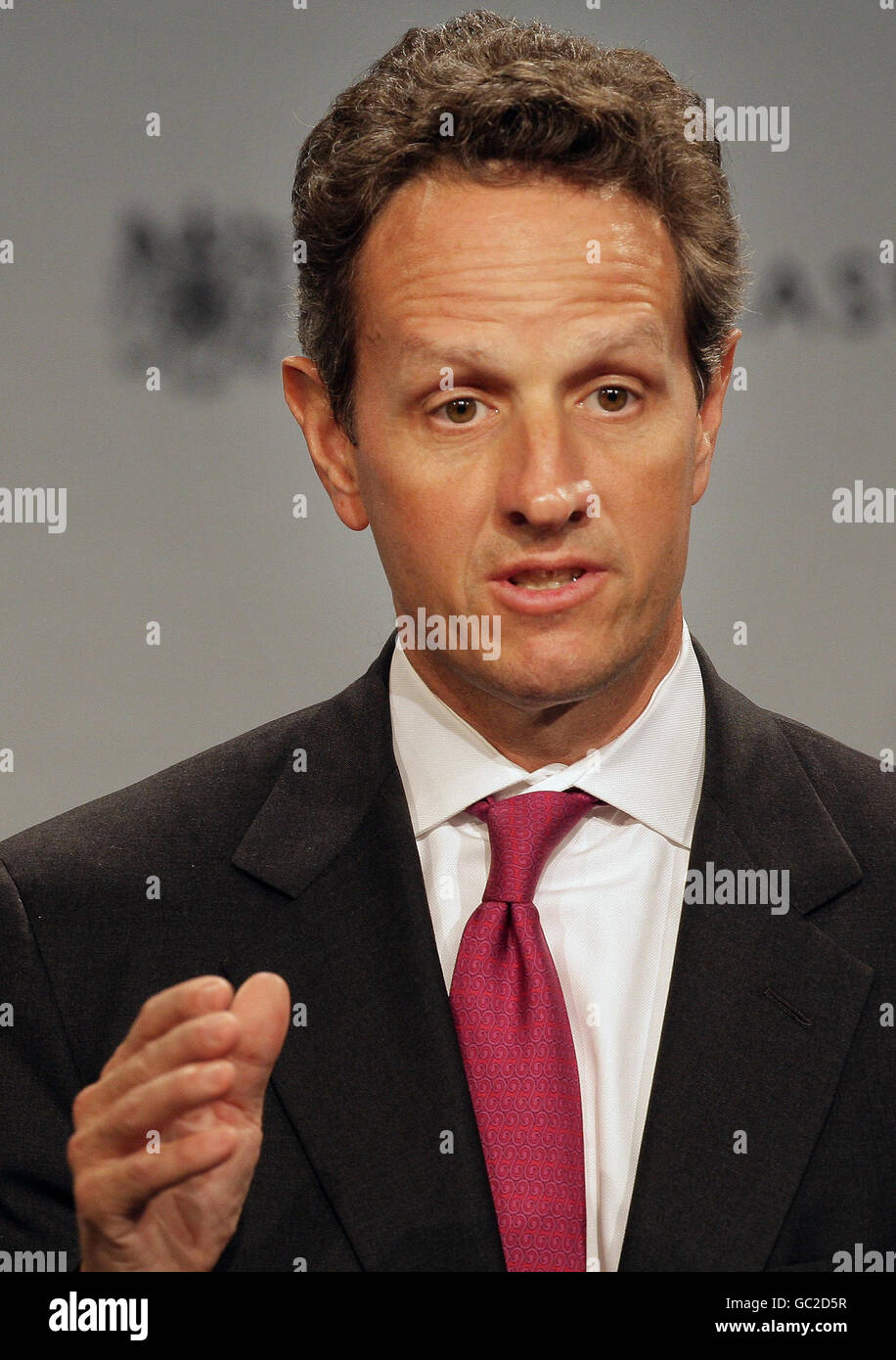 US Treasury Secretary Timothy Geithner during the G20 Finance Minister ...