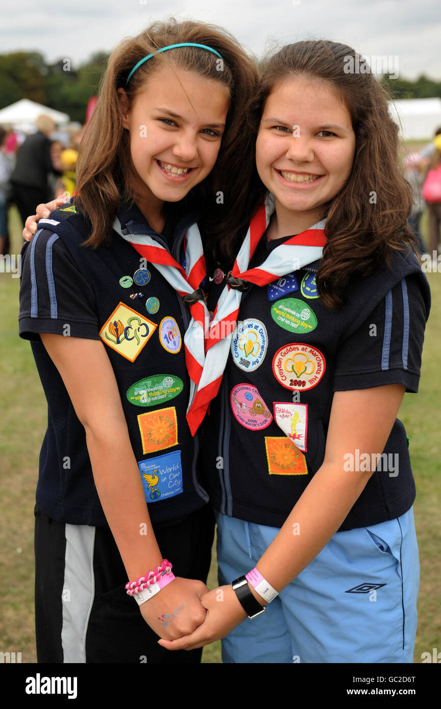 Girl Guides centenary Stock Photo - Alamy