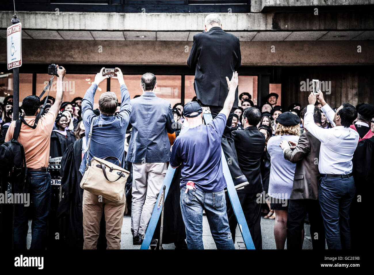 Students gather for their graduation ceremonies, Boston Stock Photo - Alamy