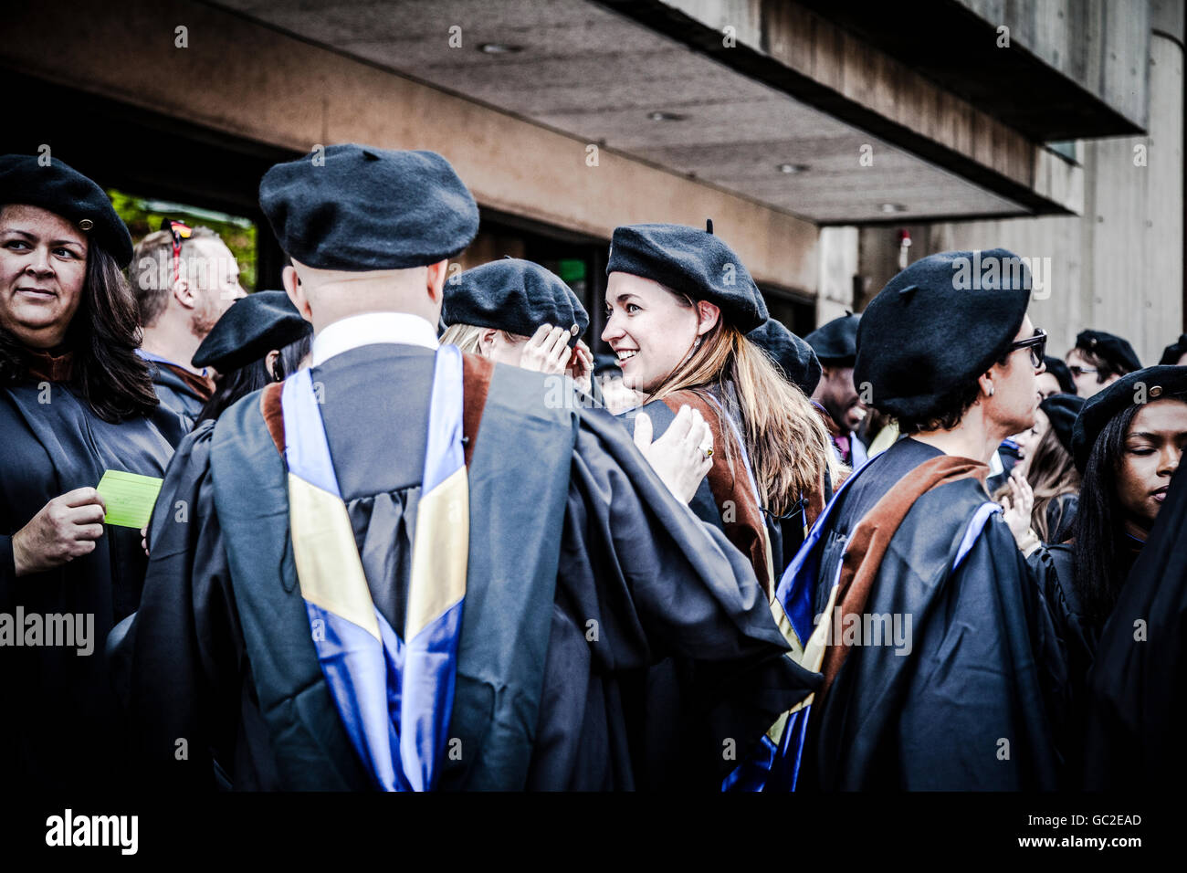 Students gather for their graduation ceremonies, Boston Stock Photo - Alamy