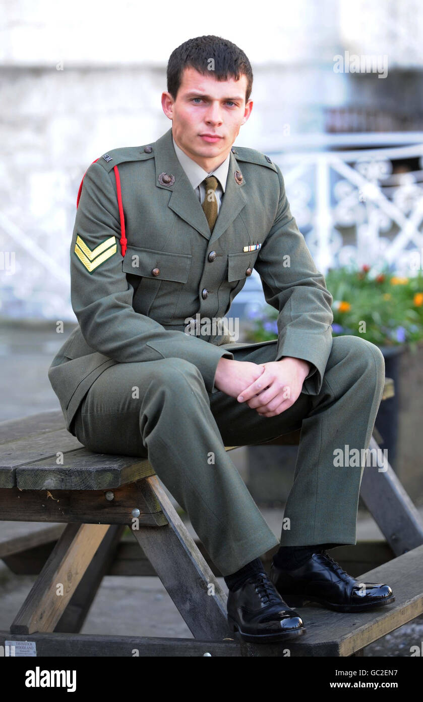 Embargoed to 0001 friday september 11 acting corporal bradley malone hi ...