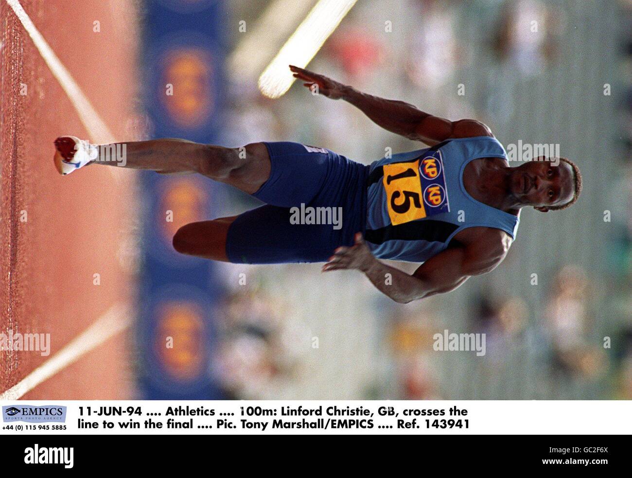 143941 linford christie hi-res stock photography and images - Alamy