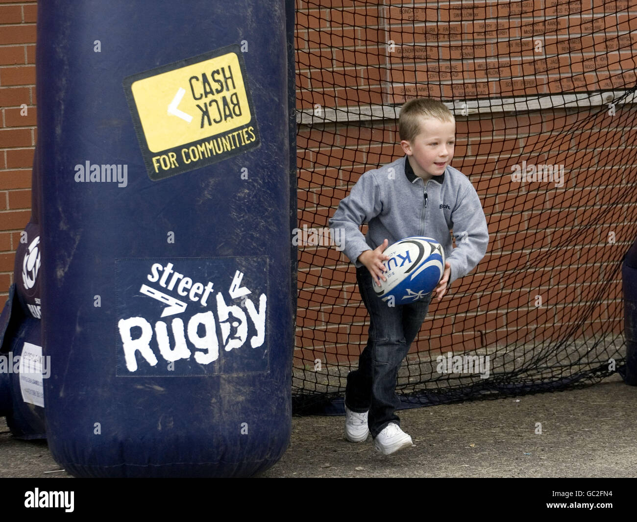 Rugby Union - Community Fun Day - Firhills Stock Photo - Alamy