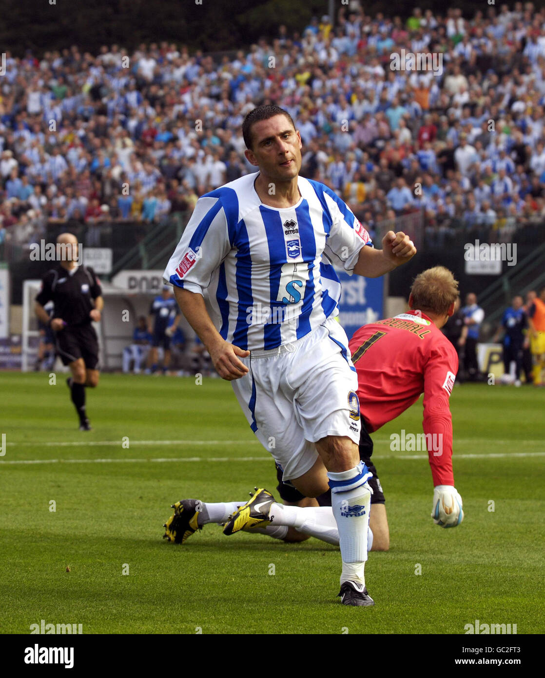 Brighton and Hove Albion's Nicky Forster celebrates after scoring the ...