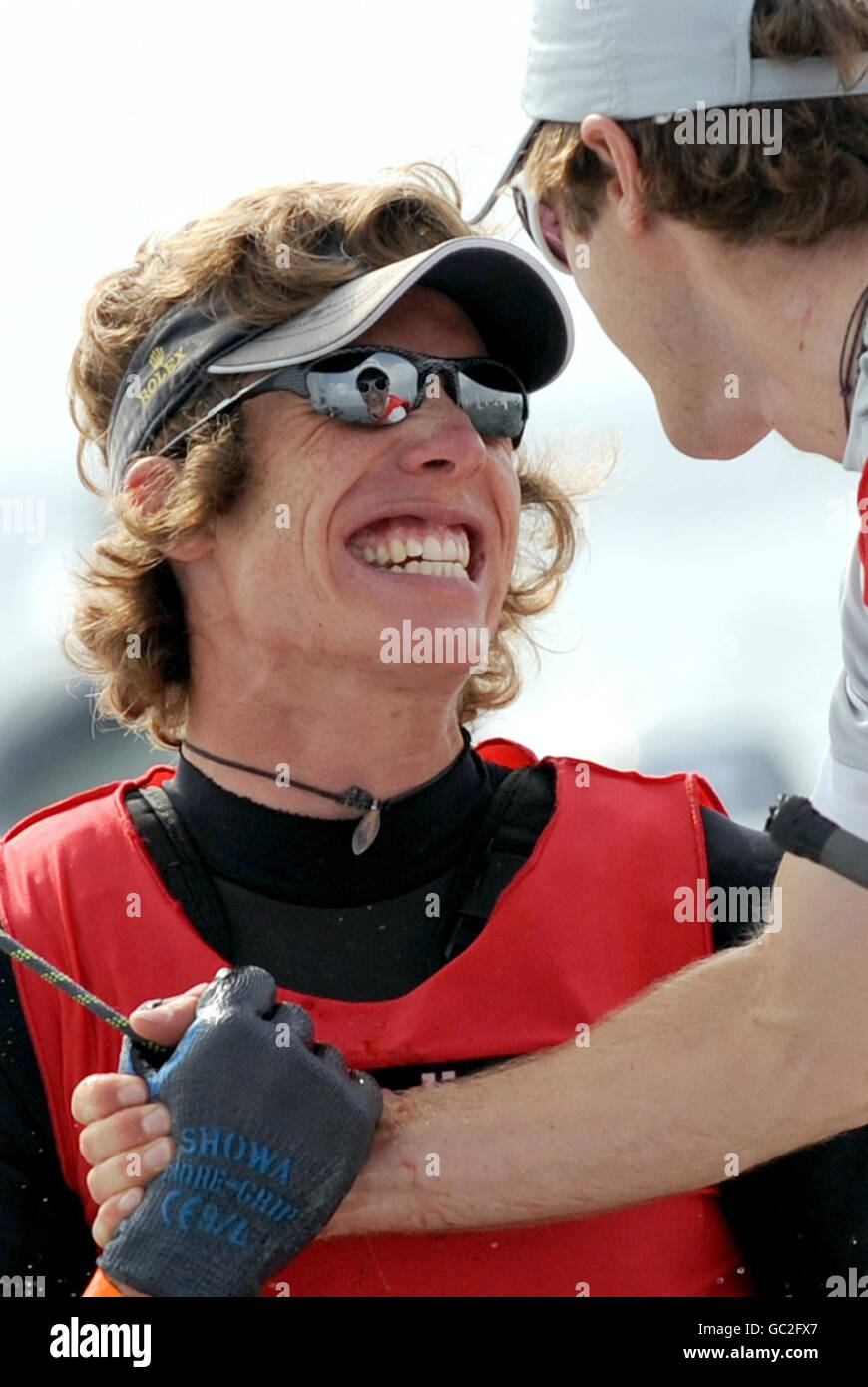 Great Britain's Luke Patience and Stuart Bichell celebrate a Silver ...