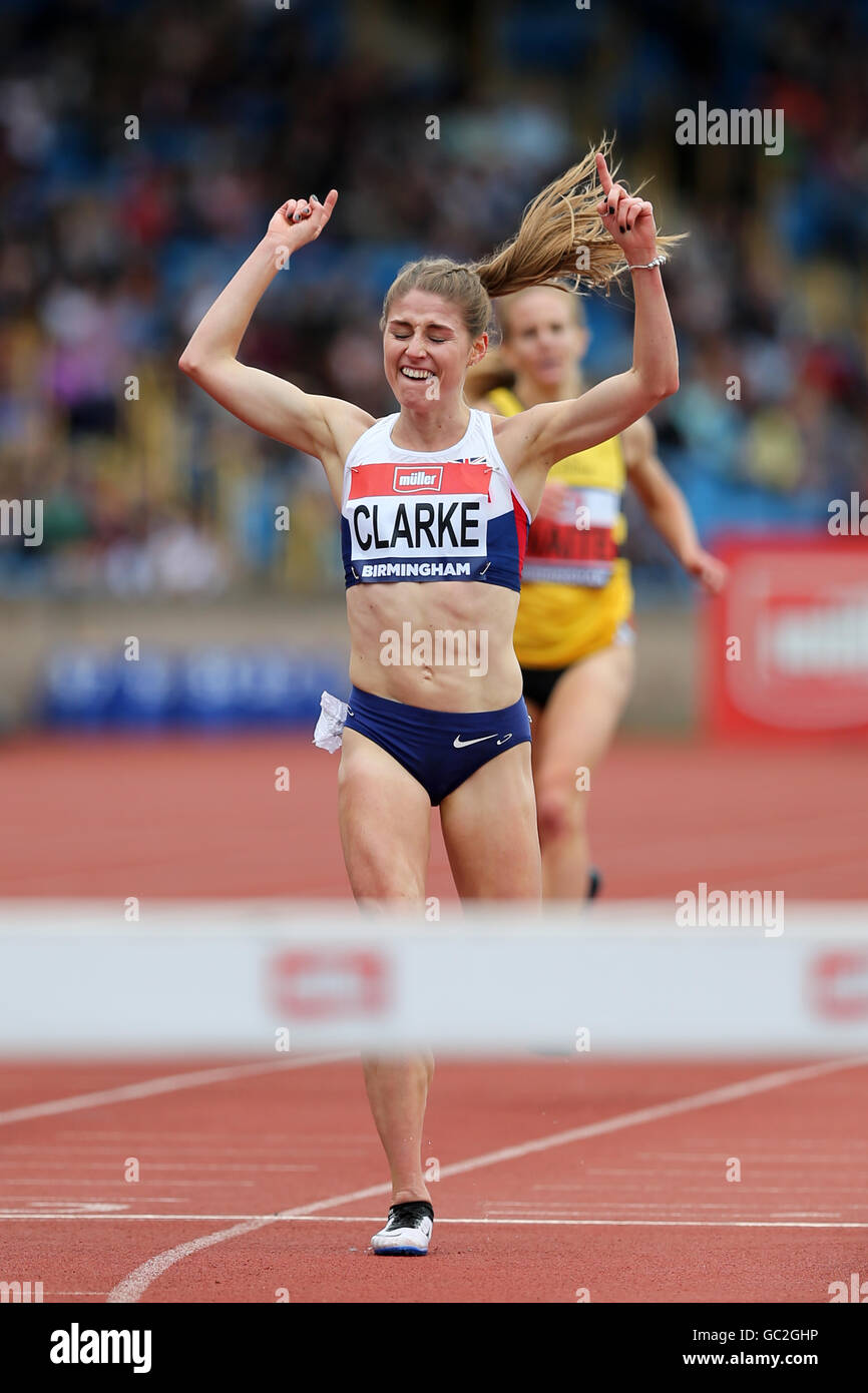 Rosie CLARKE winning the Women's 3000m Steeplechase, 2016 British ...