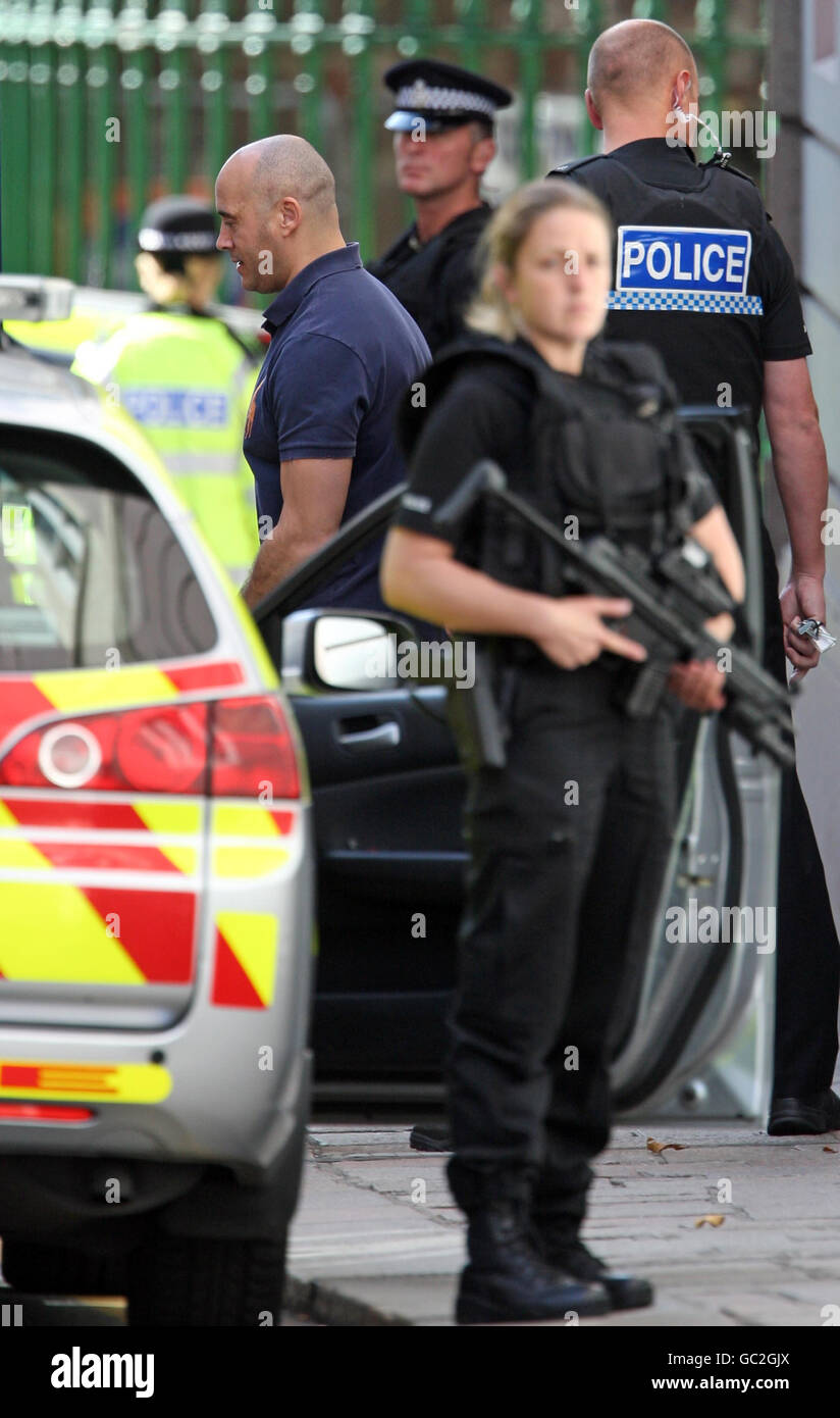 Curtis Warren, from Liverpool, leaves The Royal Court in St Hellier ...