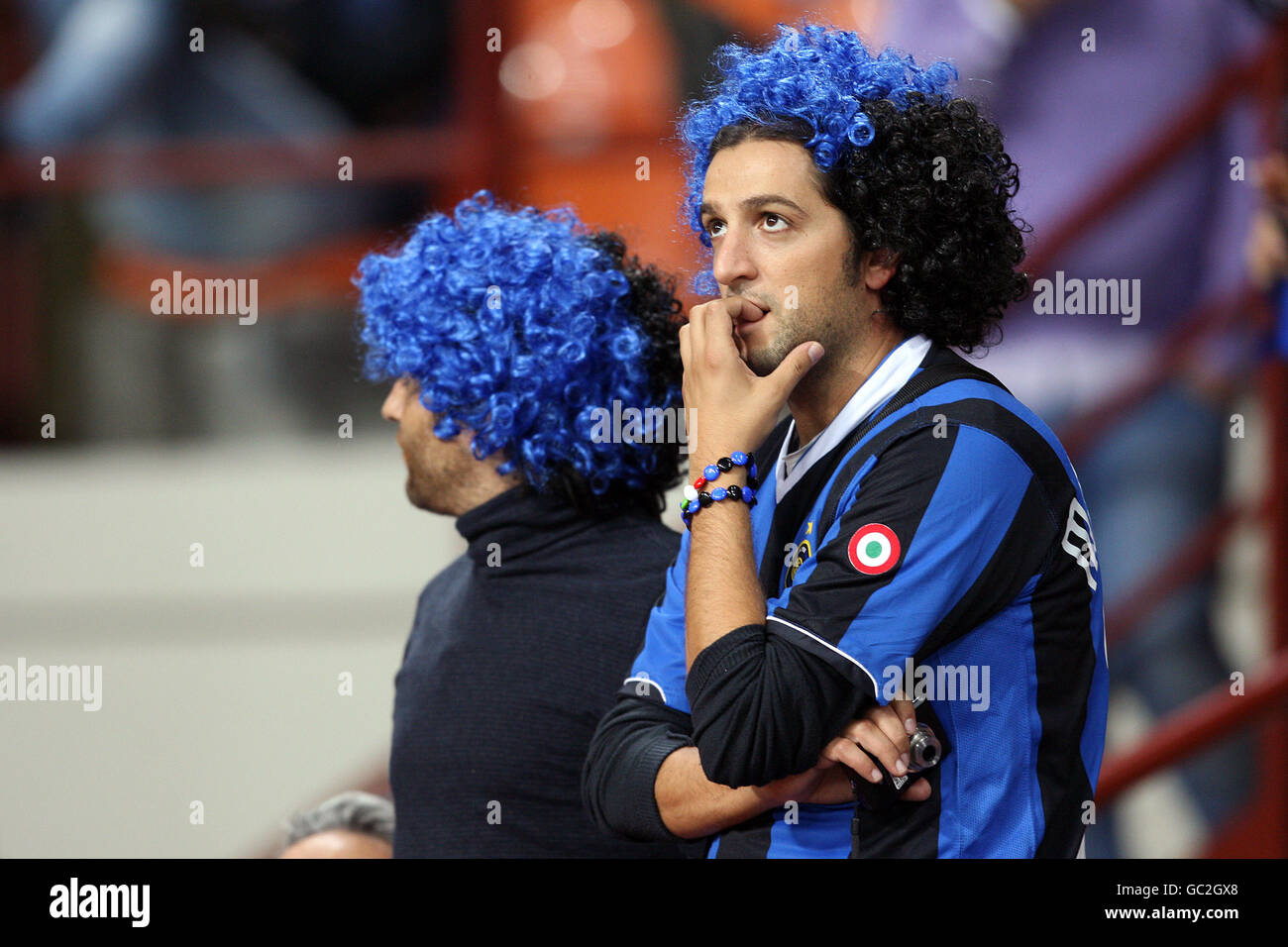 Inter milan fans in the stands hi-res stock photography and images - Alamy