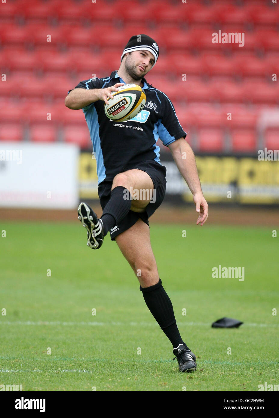 Glasgow warriors john beattie during training session at firhill ...