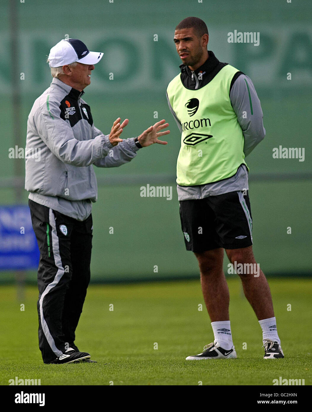 Soccer - Republic of Ireland Training Session - Gannon Park Stock Photo ...