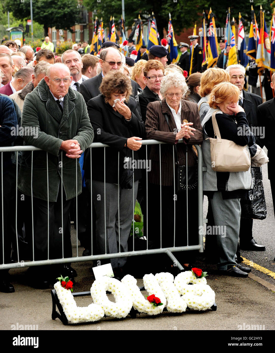 Fusilier Louis Carter funeral Stock Photo - Alamy