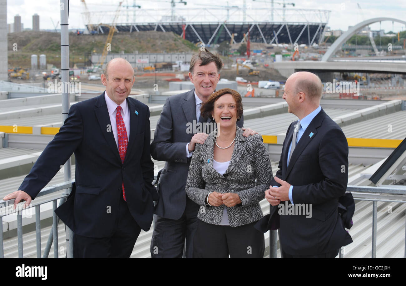 (From the left) Housing Minister John Healey, Business Secretary Lord ...
