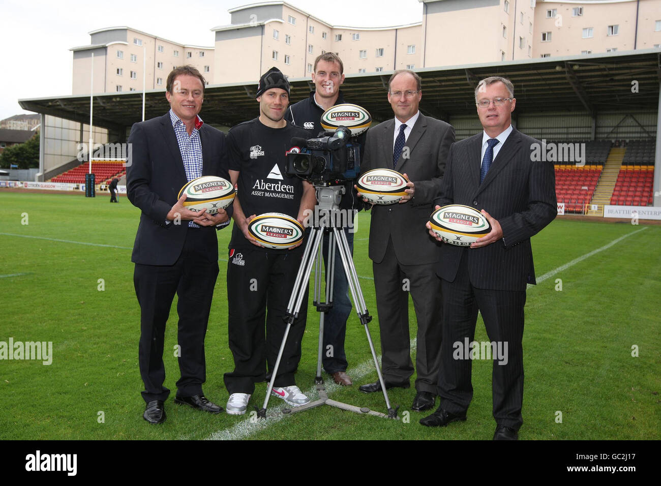 Celtic League's David Jorden, STV's David Brook, Edinburgh's Simon ...