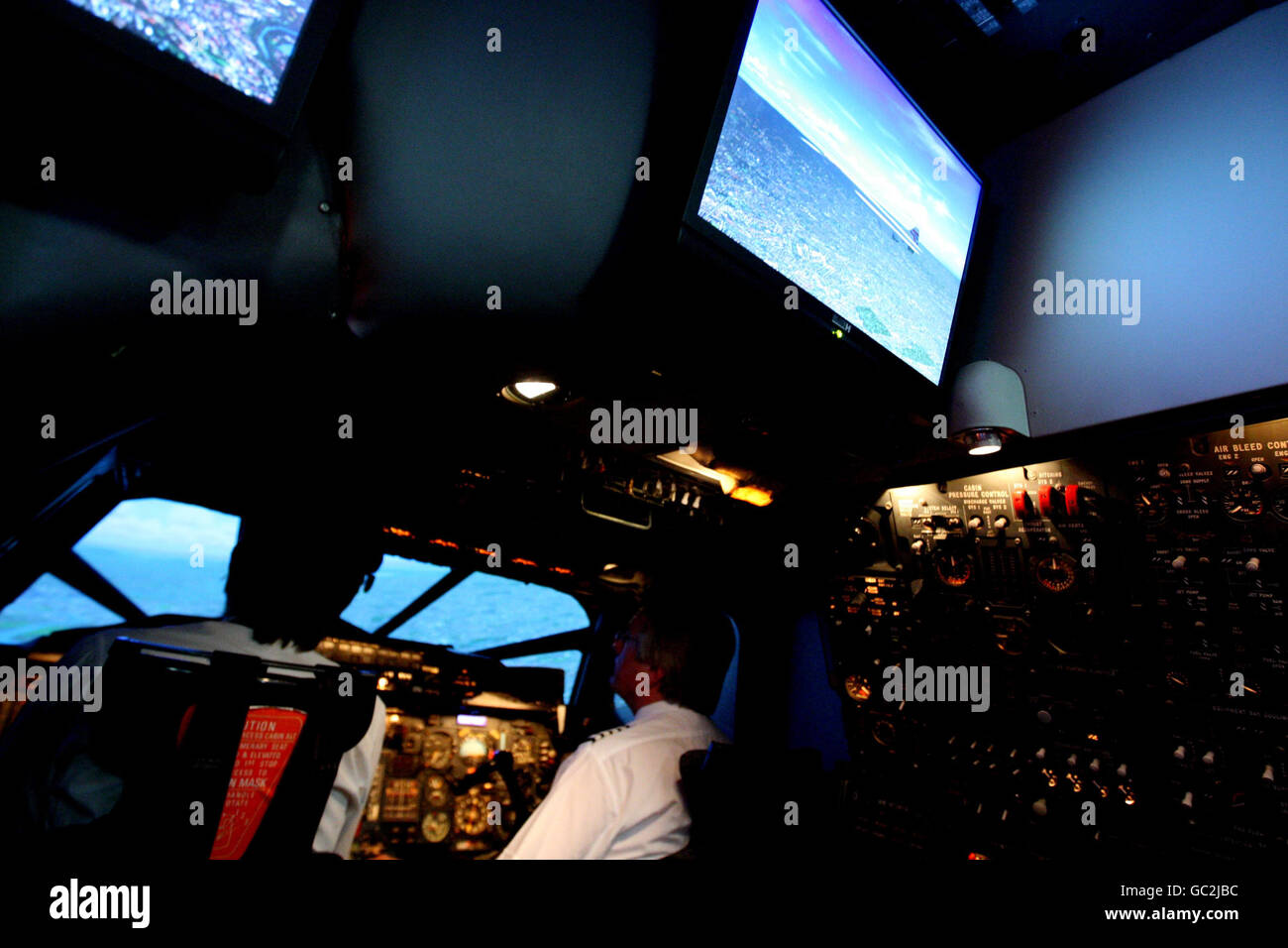 Concorde simulator opening Stock Photo - Alamy