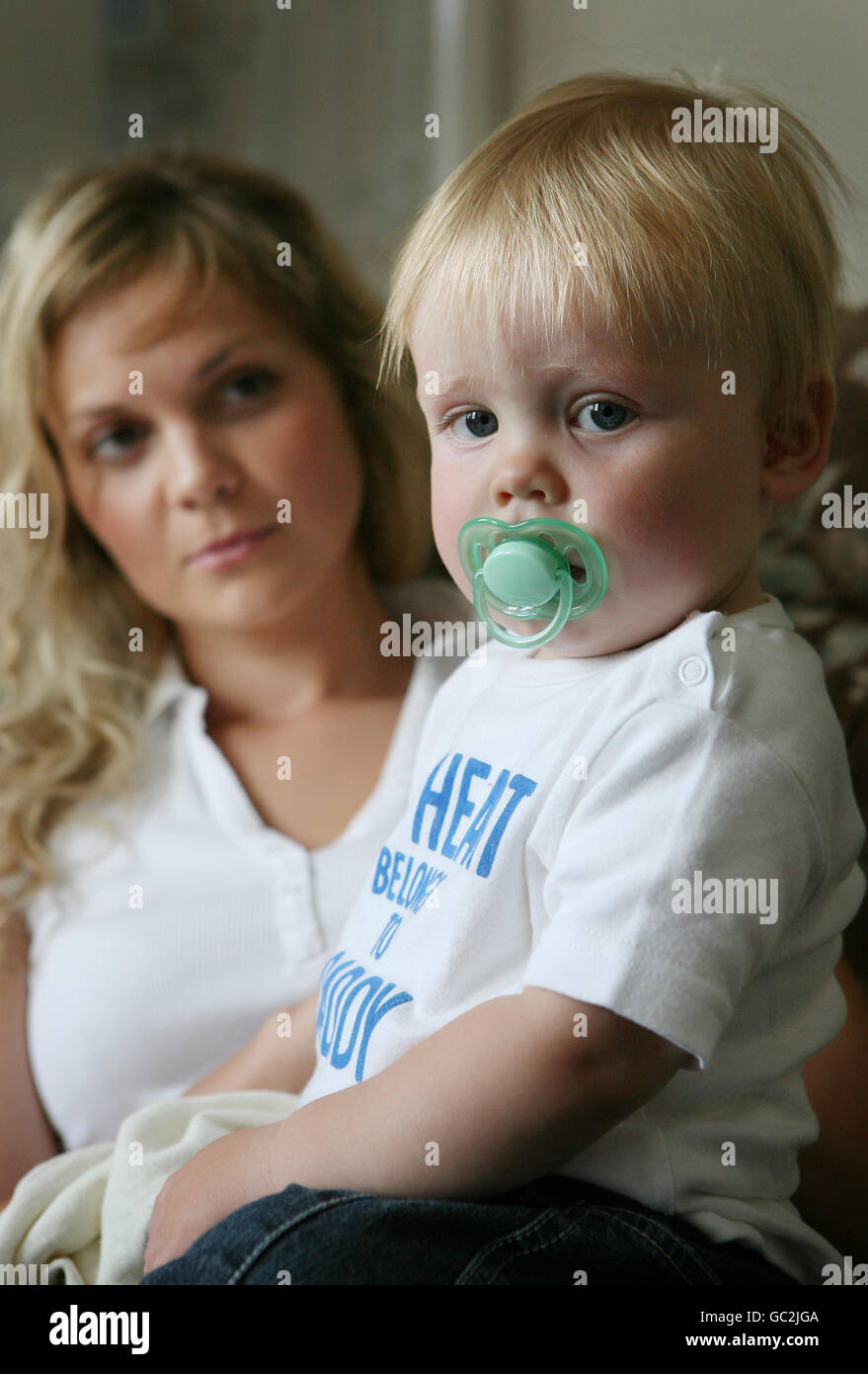 Sick baby family told to wait Stock Photo - Alamy