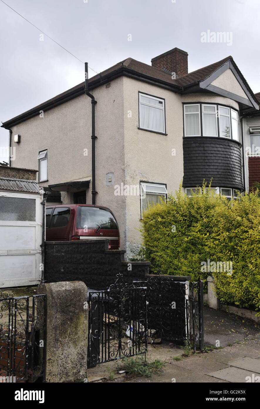 Couple responsible for the death of Baby P named. The house in ...