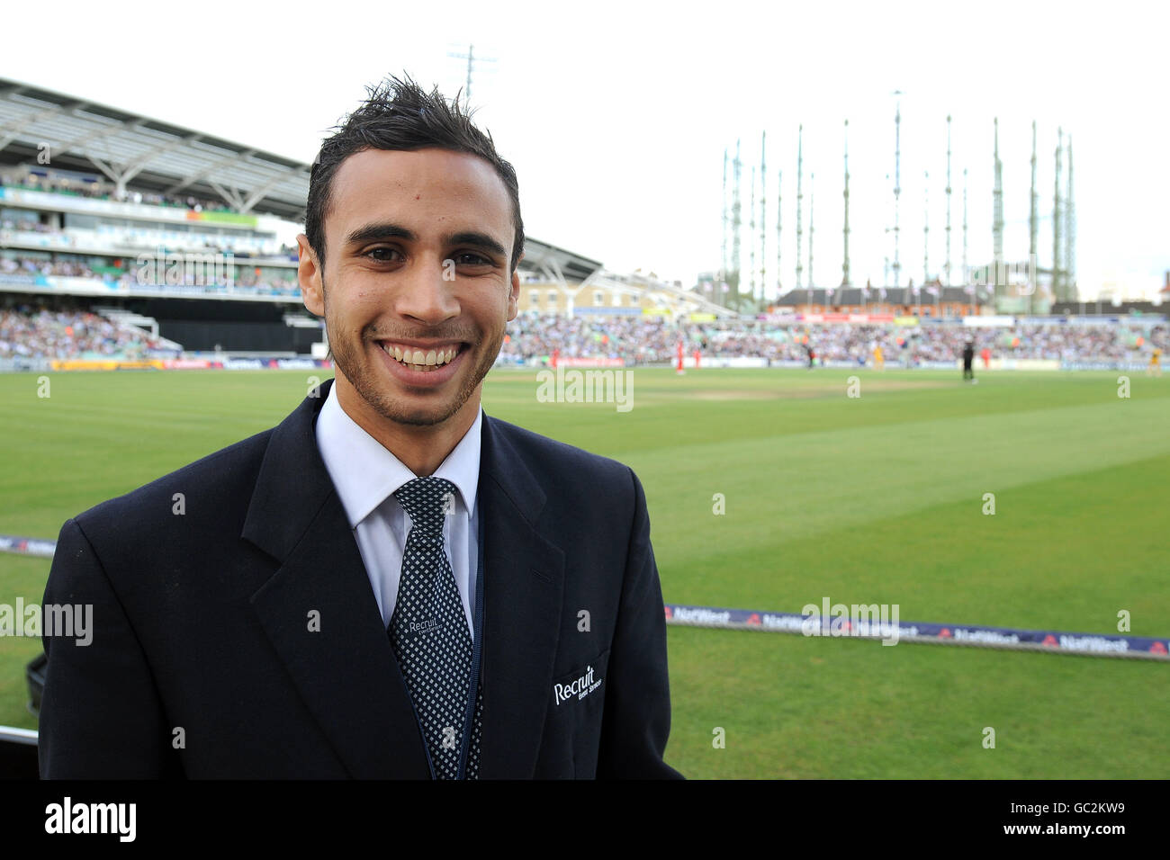 Recuit event services luke gullick at the brit oval hi-res stock ...