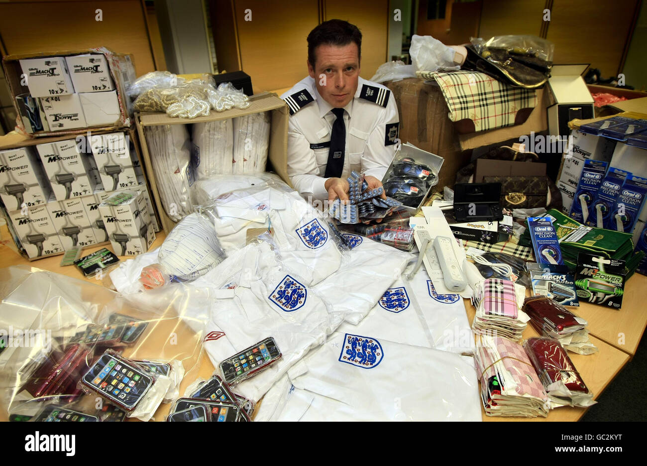 Counterfeit goods seizures Stock Photo - Alamy